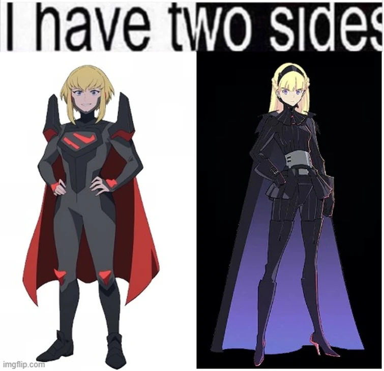 An funny meme about Am from Star Wars: Visions & Kara-El/Supergirl from ...