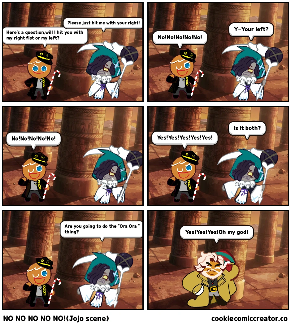 Cookie run x Jojo’s bizarre adventure stardust crusaders scene ...