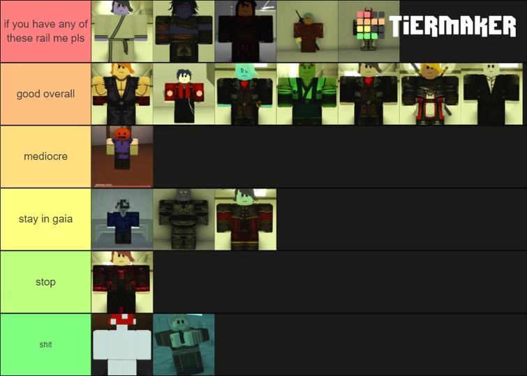 o yea khei race tier list | Fandom