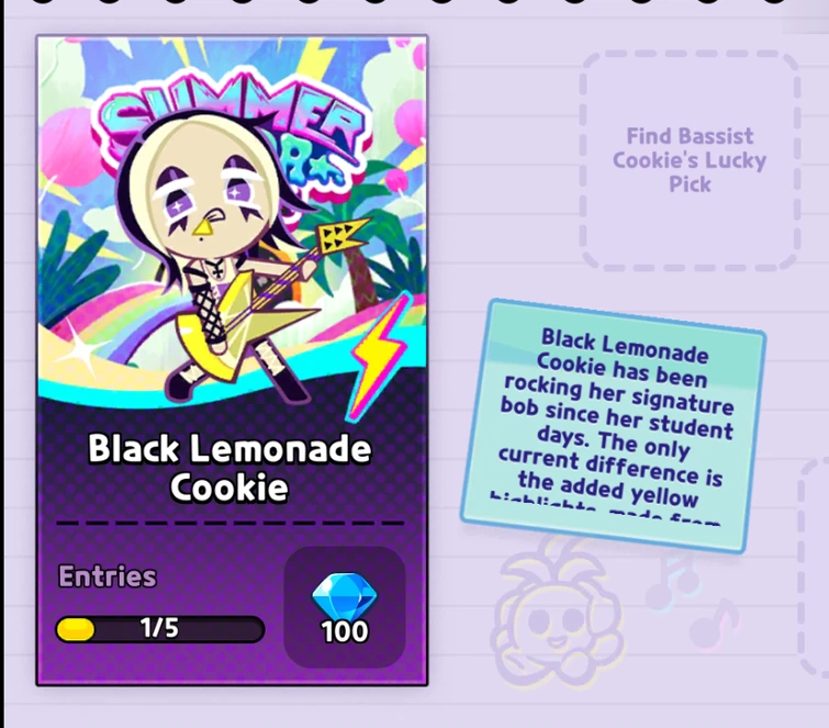 Black Lemonade Cookie's pronouns is confirmed to be she/her! | Fandom