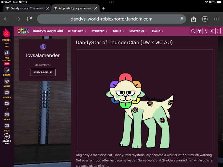 Dandy’s cats: The rewritten prophecy | Fandom