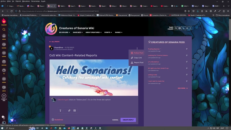 CoS Wiki Content-Related Reports | Fandom