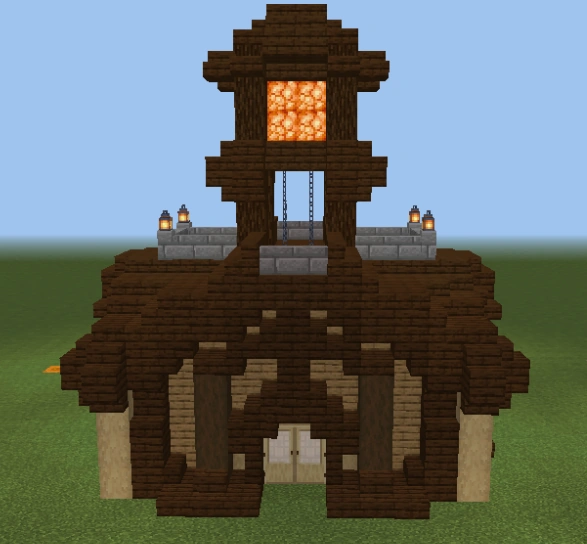 first minecraft build, in the actual game | Fandom