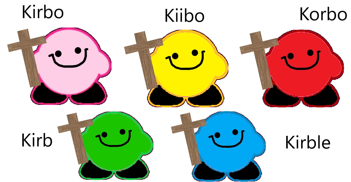 A while ago I made Kirbo from TerminalMontage, Now I made ALL THE KIR ...