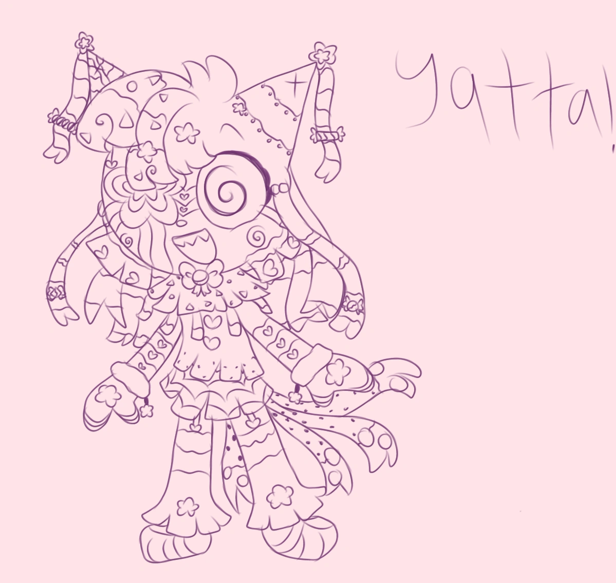 Yatta in my style sketch :3 | Fandom