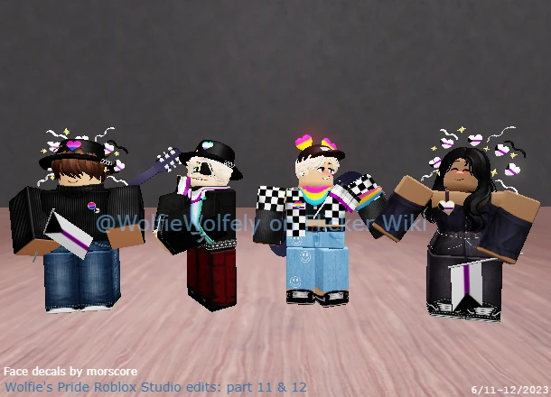 (Double post) Pride Month Roblox Studio edits ♥ | Day 11+12 & Day 13 ...