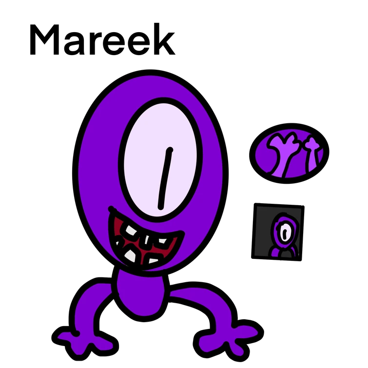 Early desighn of fwog redesign for my msm game (and portrait, egg and ...