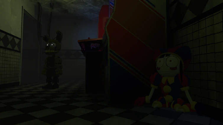 Pomni encounters Springtrap (VRChat)! | Fandom