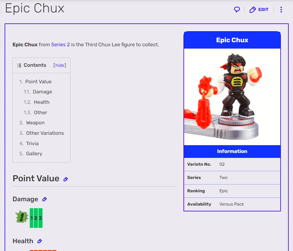 Just completed Epic Chux page. | Fandom