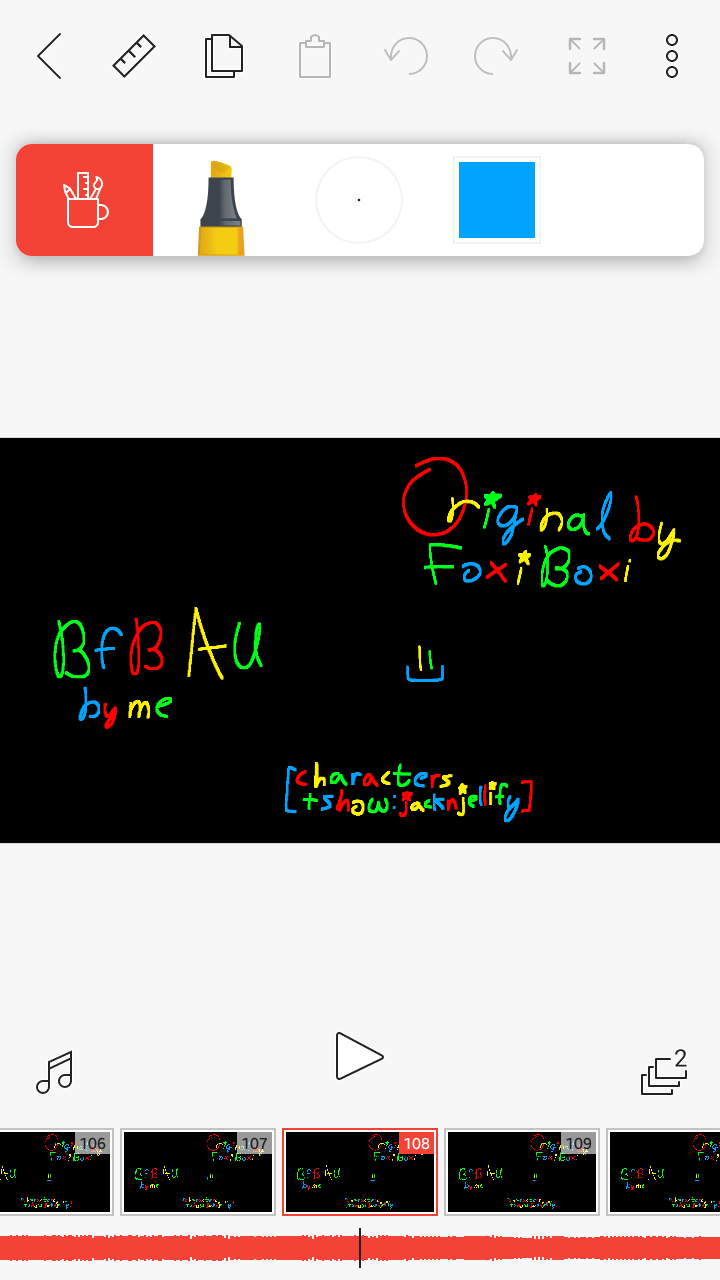 What's this? A sneek-peek to an animation Sharpie might actually finish ...