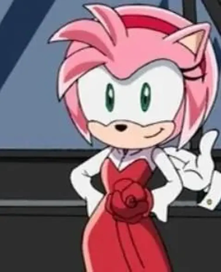 Thoughts on Amy's fancy red dress from Sonic X Episode 14? | Fandom