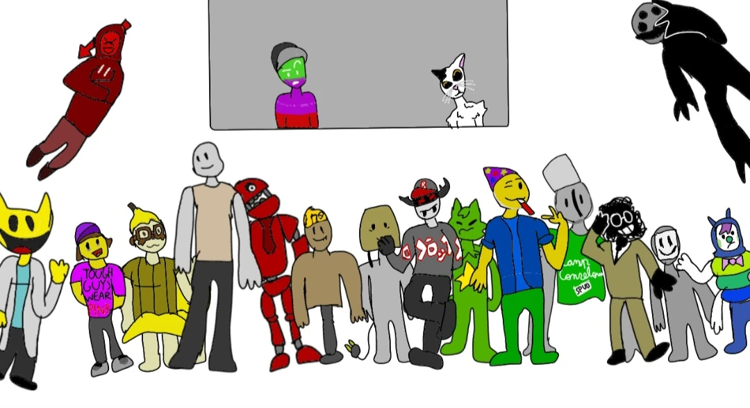 Literally every single NPC in my style (All that enter the elevator ...