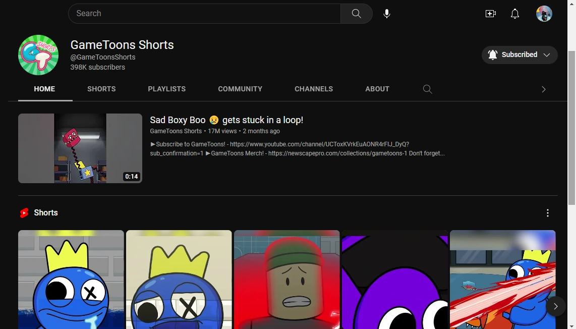 GameToons Shorts deleted all the videos... | Fandom