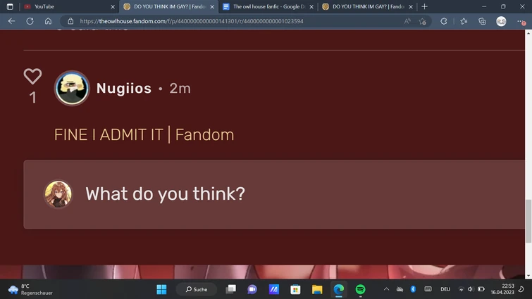 FINE I ADMIT IT | Fandom