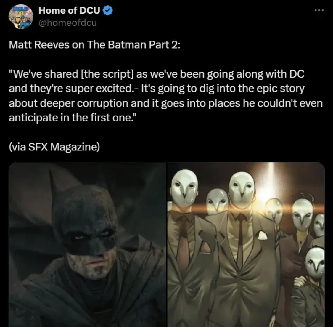 Update on The Batman Part 2 script | Fandom