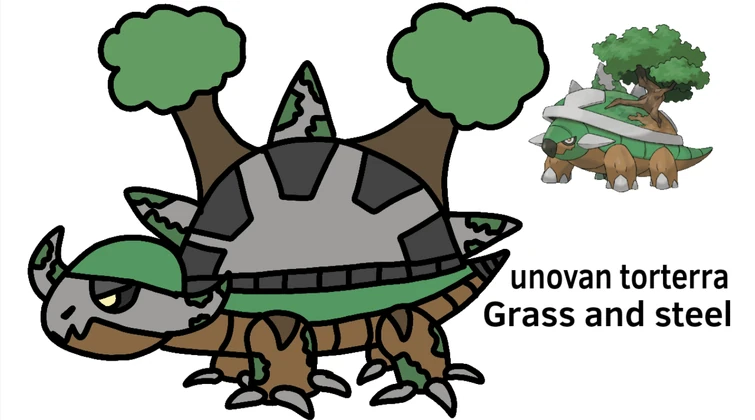 I made a regional form torterra for my fanmade legends game | Fandom