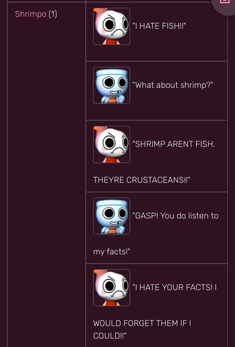 Finn yapping to Shrimpo | Fandom