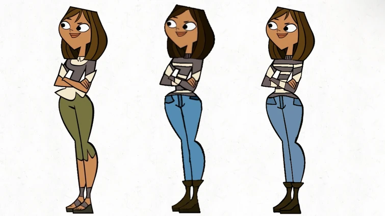 Decided to redo my Courtney redesign (Side by side by side) | Fandom