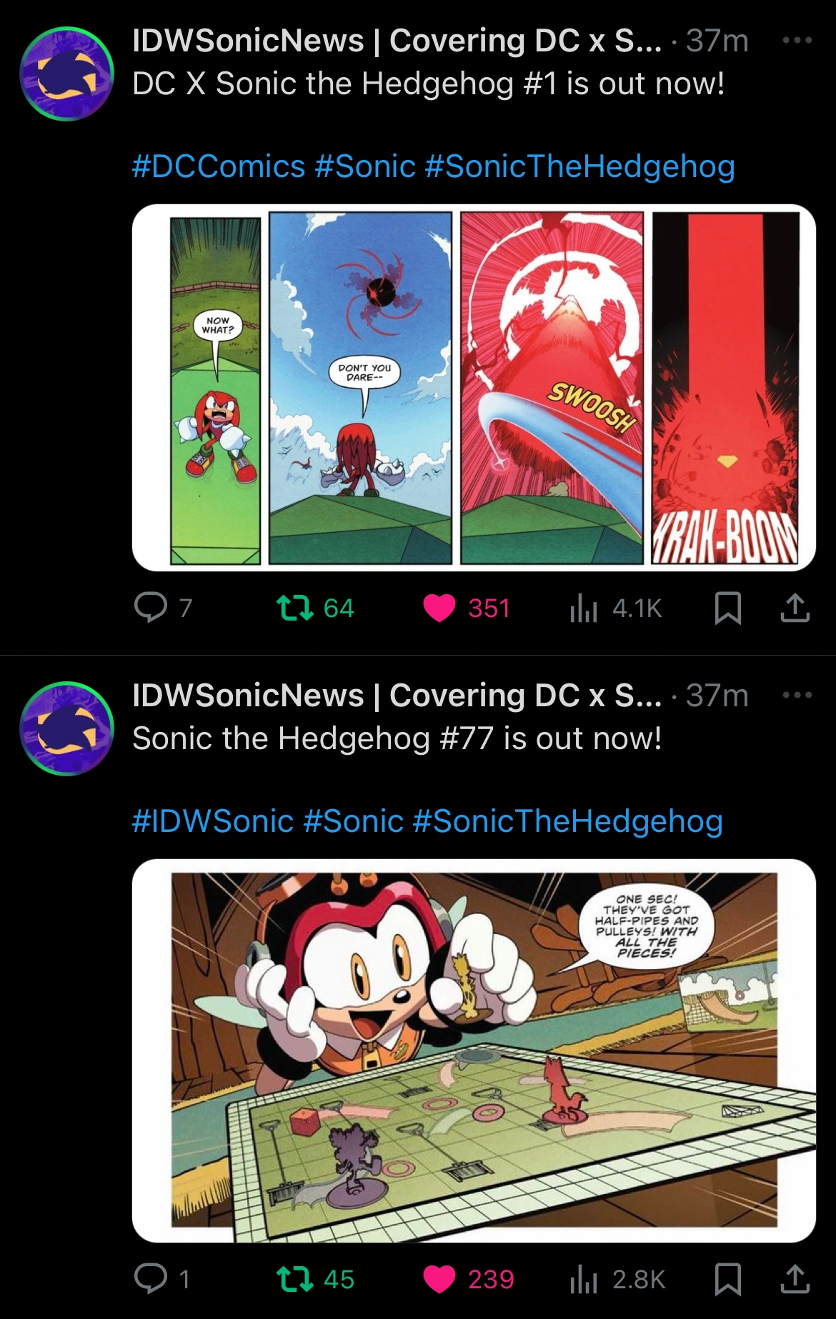 Two Sonic Comics are available | Fandom