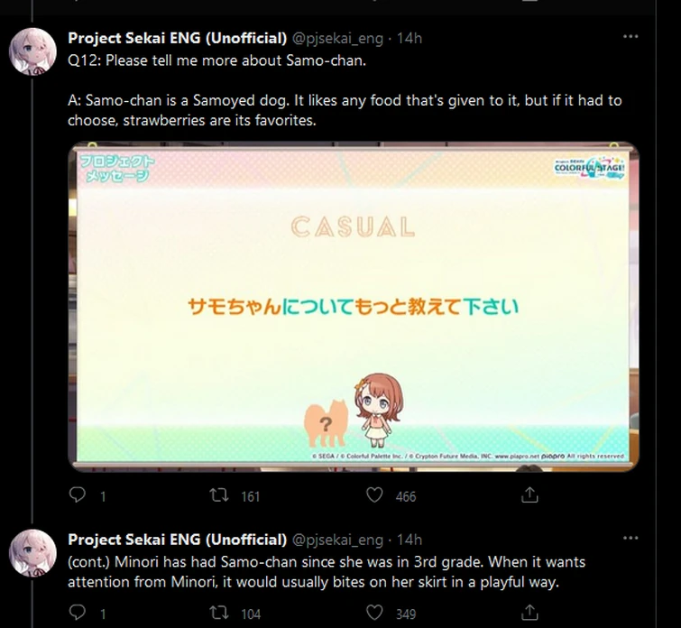 more info about samo-chan (minori’s dog) | Fandom