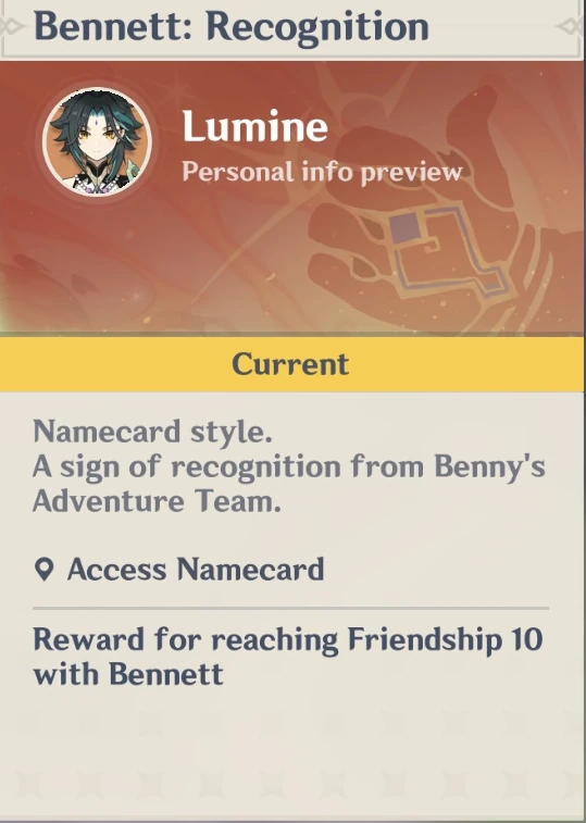 My first character namecard | Fandom