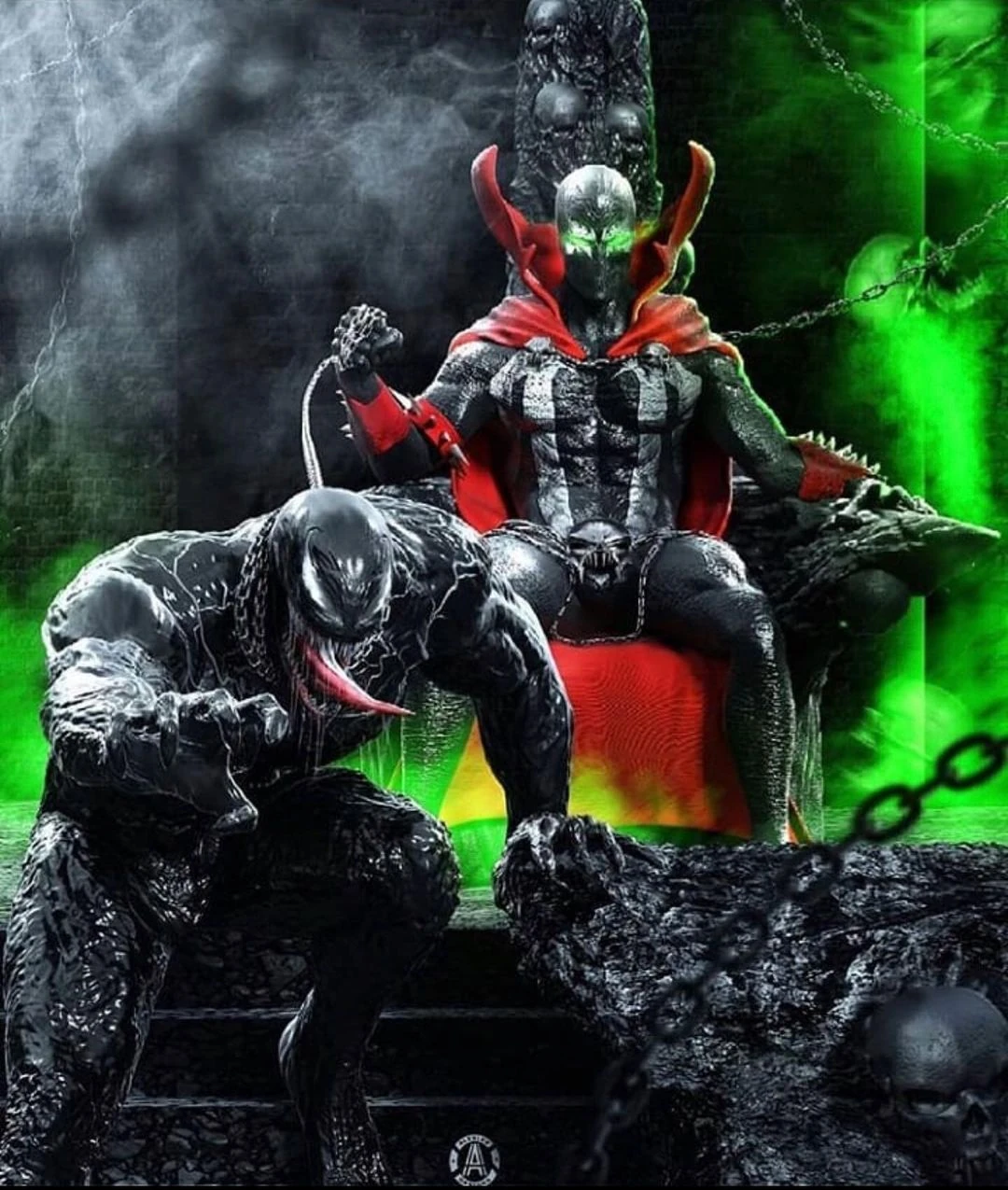Spawn Overpowers Venom. | Fandom