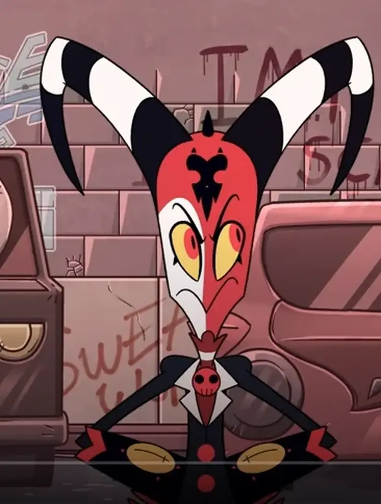 Blitzo's front design/face looks so strange... *cough* ugly *cough ...