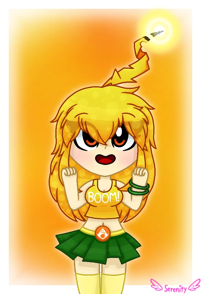 Bombard-mint with her hair down (Fanart) | Fandom