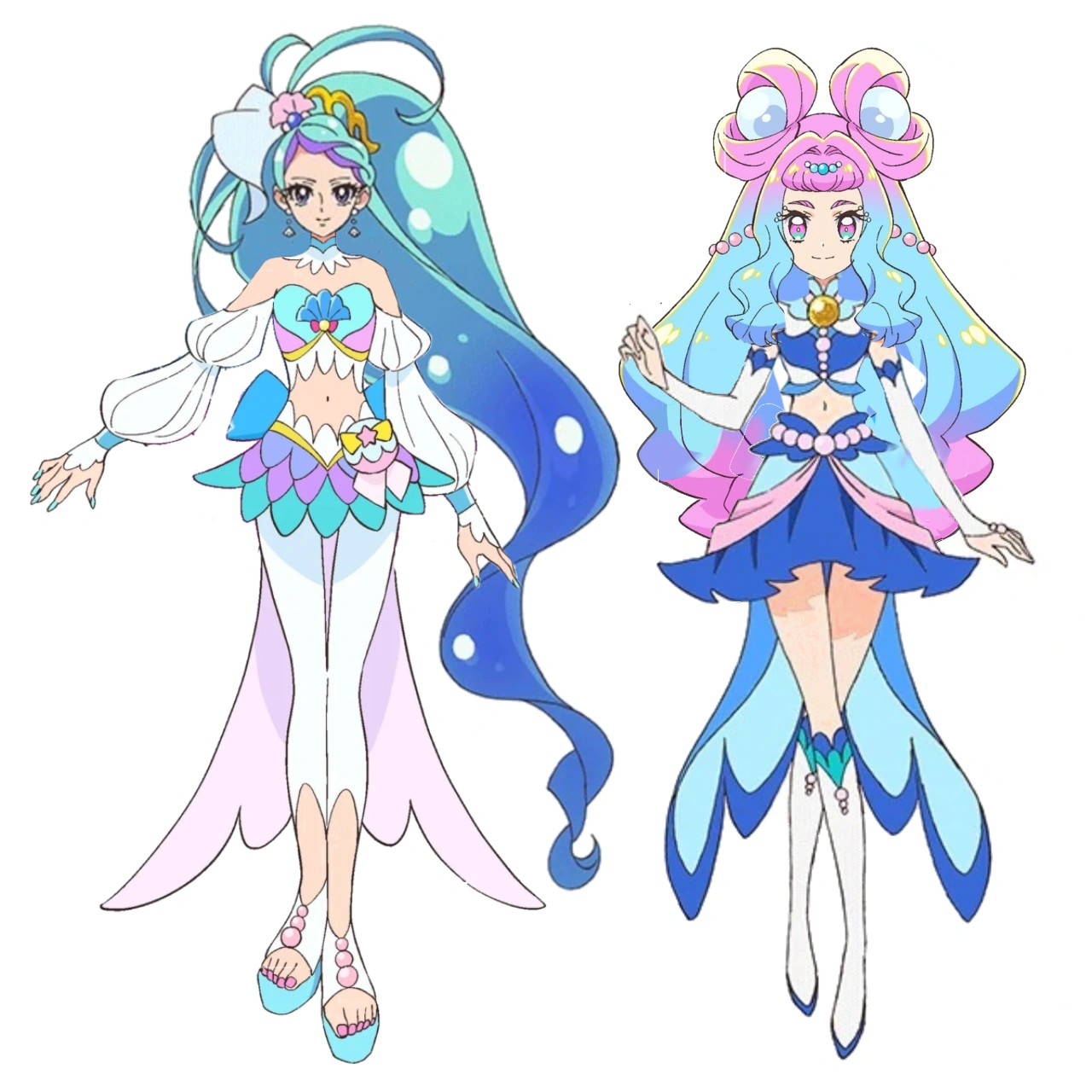 Cure mermaid and la Mer outfit/body swap?… | Fandom