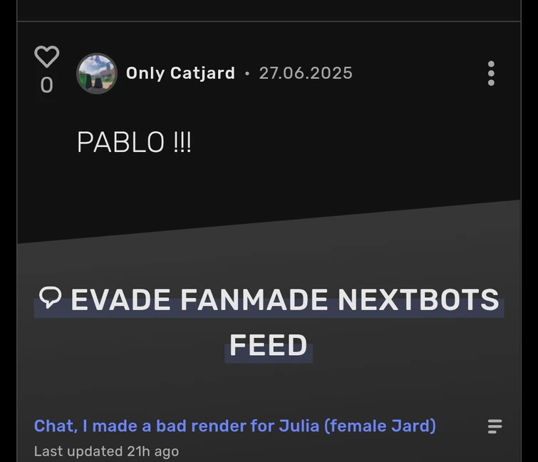 The best Fanmade wiki Nextbot to be added in evade? Part 7 | Fandom