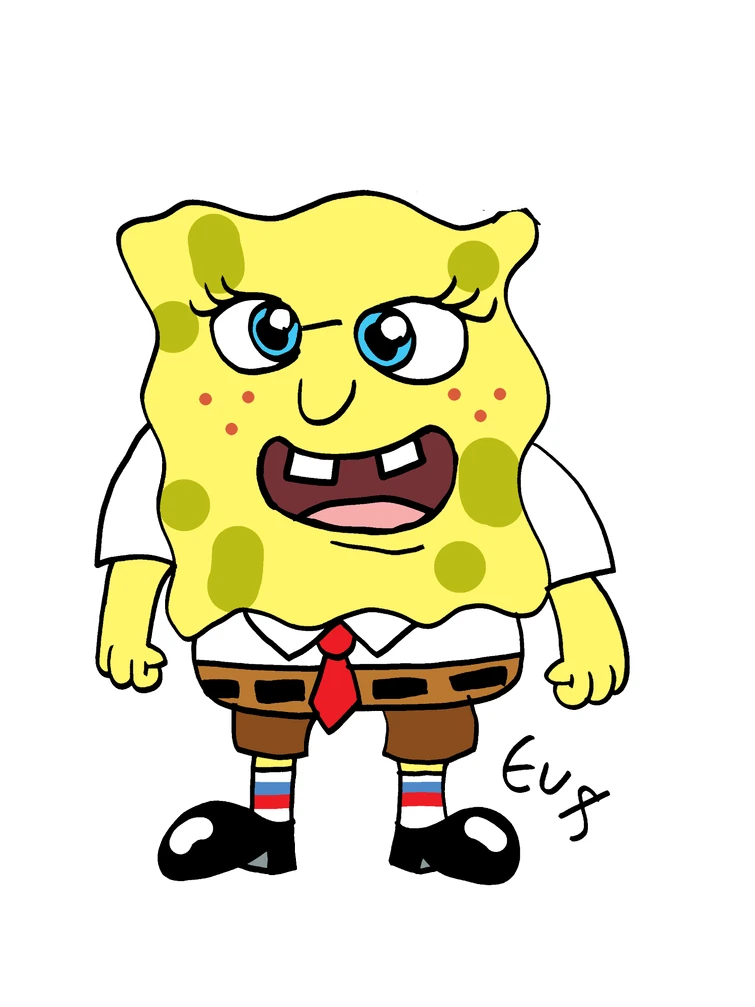 My drawing of SpongeBob | Fandom