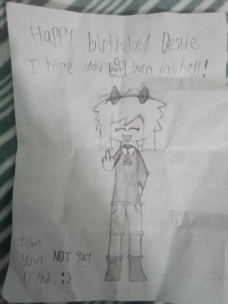 Wishing my friend a happy birthday | Fandom