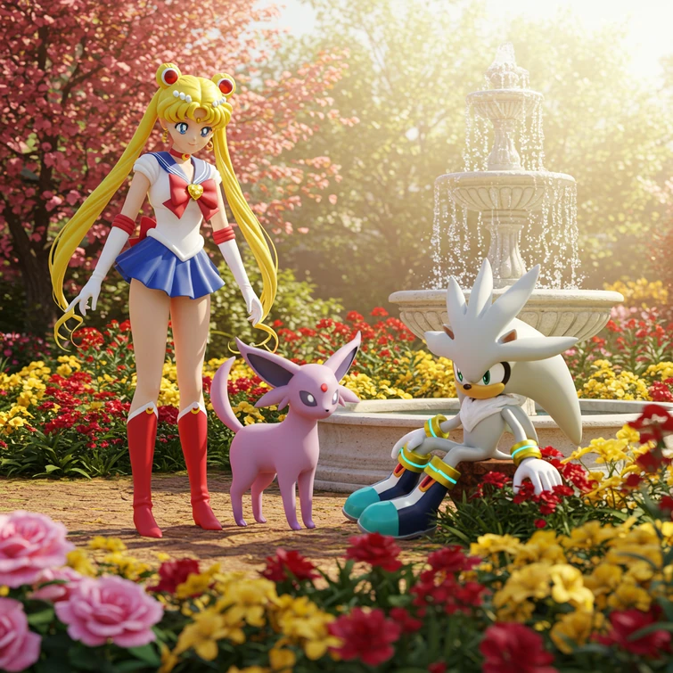 Maria Robotnik meets Blaze the Cat and Silver the Hedgehog | Fandom