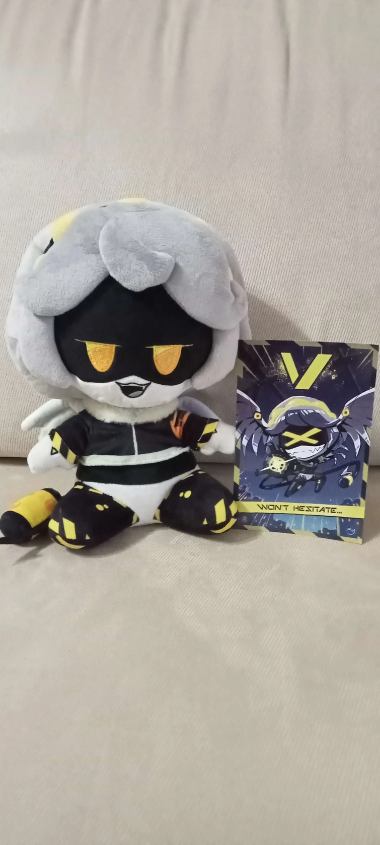 My V plushie had arrived and now V and N are together :) | Fandom