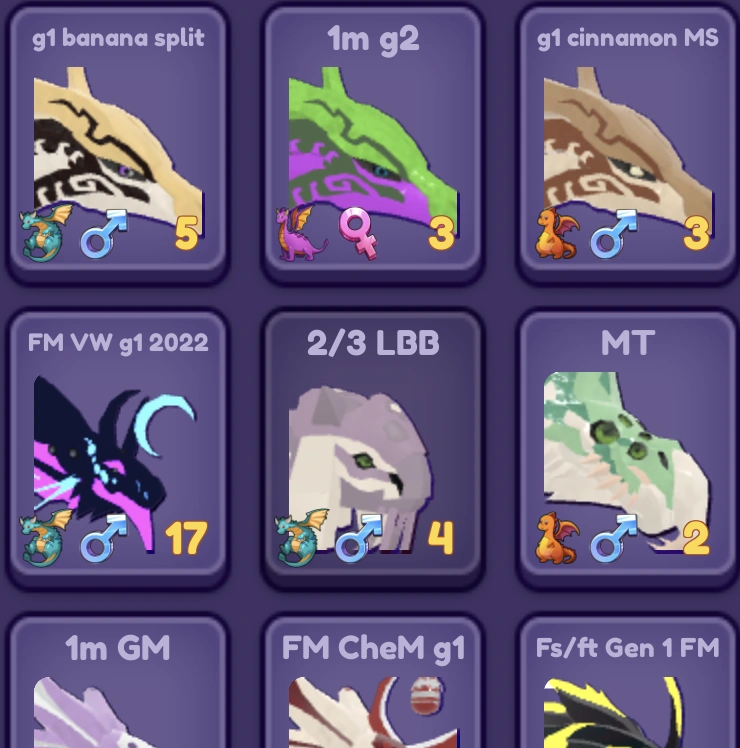 trading (includes 12 GW dragons) | Fandom