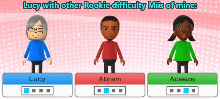 Mii Party Custom CPU Miis 94#: Lucy. | Fandom
