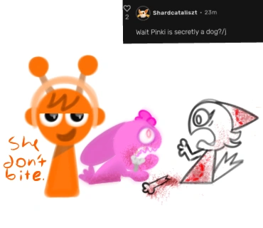 ...Uh. guys. Pinki might secretly be a dog | Fandom