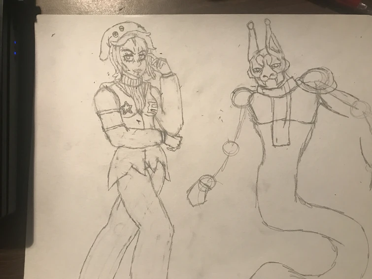 Lumes Nostello and her stand: StringSmack, but this is a WIP so it’ll take some time to be ...