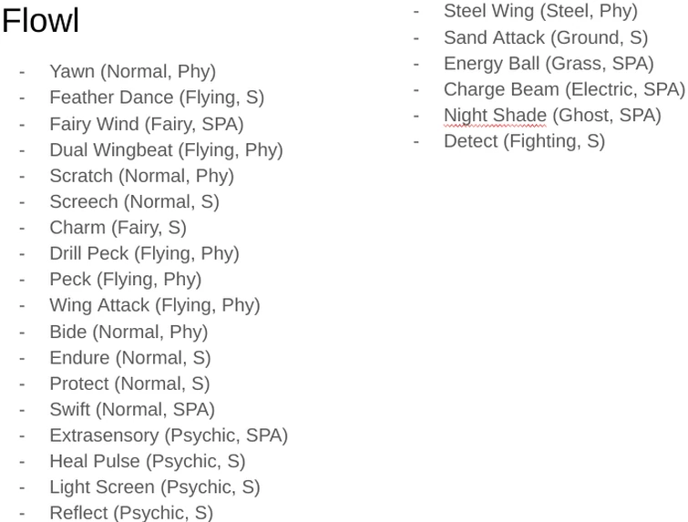 My Fakemons, Part 23 - Flowl | Fandom