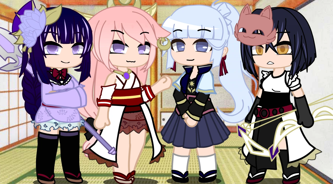 Y'all I tried to make the playable genshin children & some inazumans in ...