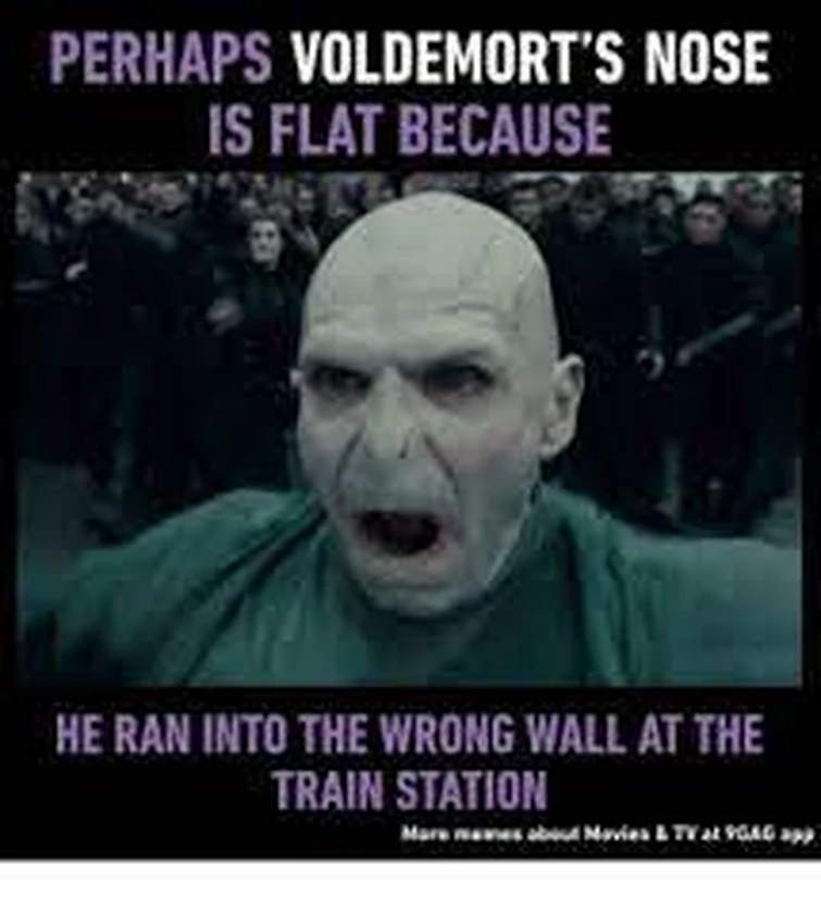 Voldemort nose memes! | Fandom