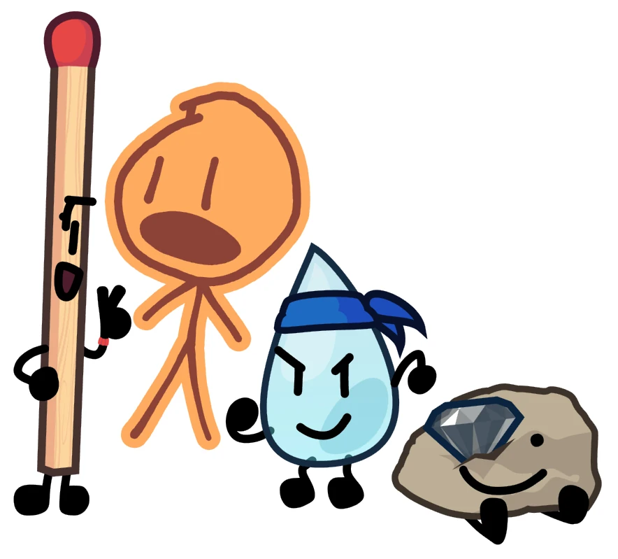 Match, David, Teardrop and Rocky redesigns | Fandom