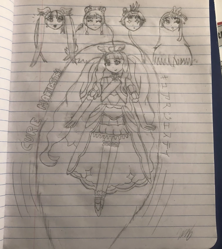 Cure Majesty drawing done! | Fandom