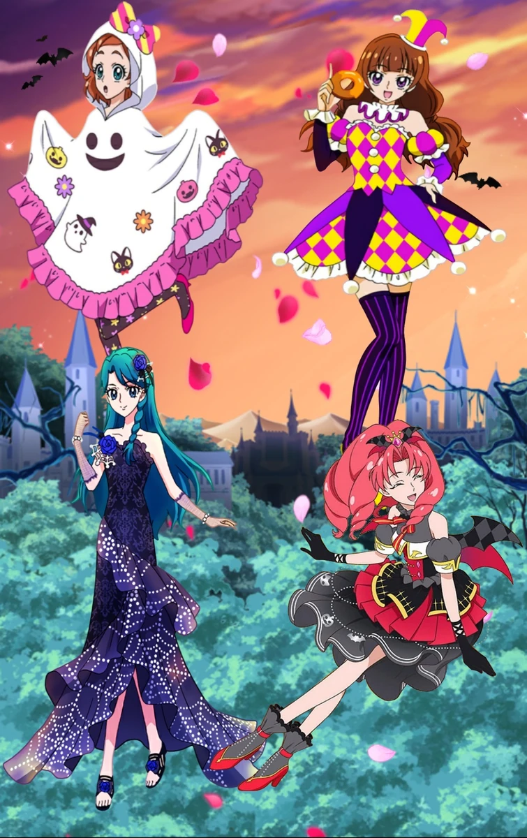 Sneak peek at my new Go Princess Precure Halloween Wallpaper | Fandom