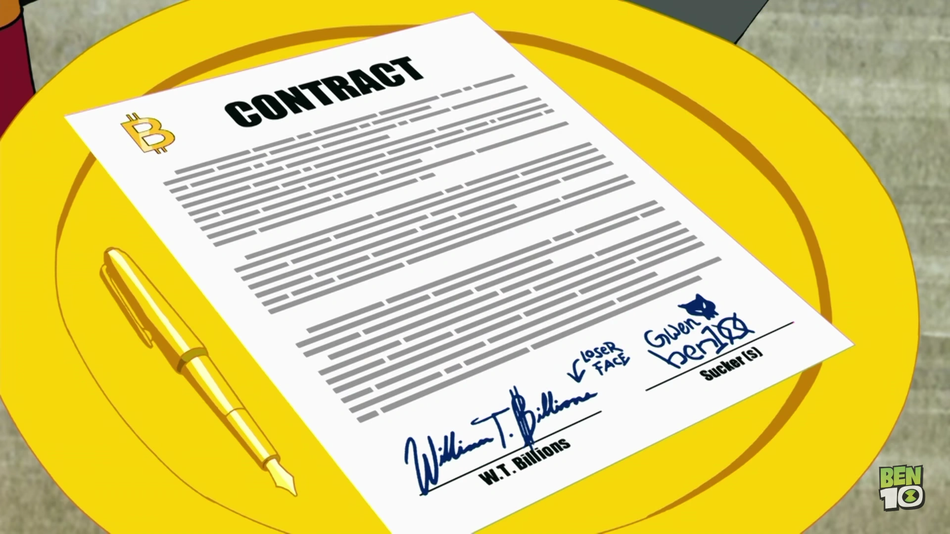 Firma de Ben Tennyson | Fandom