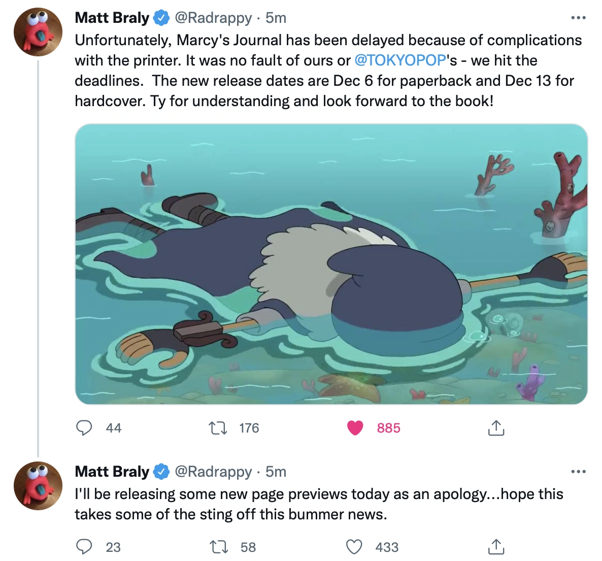 Delay of Marcy's Journal is official (+ more preview pages) | Fandom