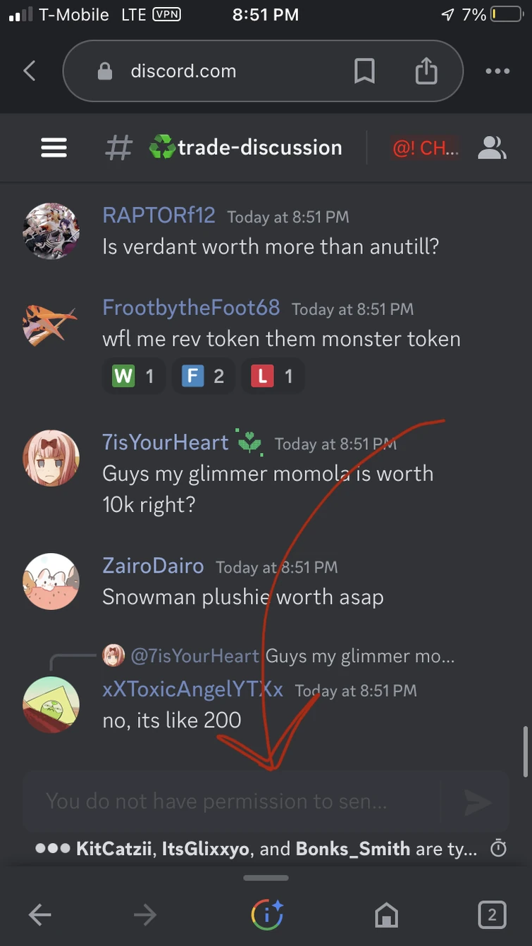 why cant i send messages in the server? | Fandom