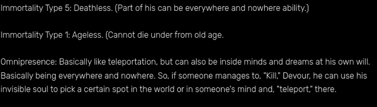 Devour's powers are now in the comments: | Fandom