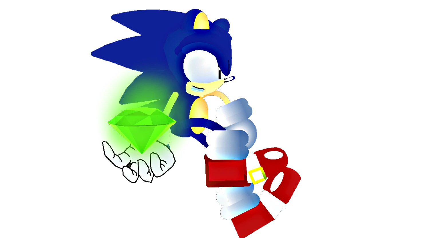 Here’s Sonic SuperStars Render (I was supposed to use blender but I ...