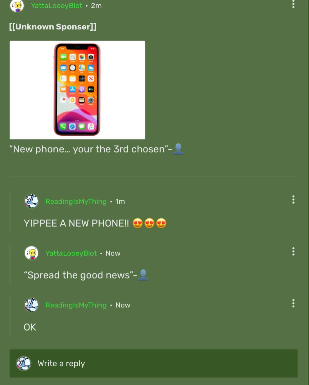 LOOK AT MY BRAND NEW EYE PHONE | Fandom